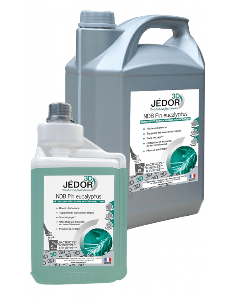 Jedor 3D Pin Eucalyptus, nettoyant surodorant désinfectant virucide