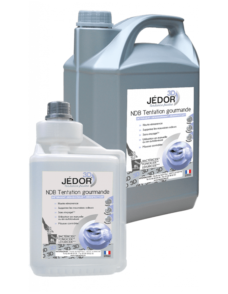 Jedor 3D Tentation Gourmande, nettoyant surodorant désinfectant virucide