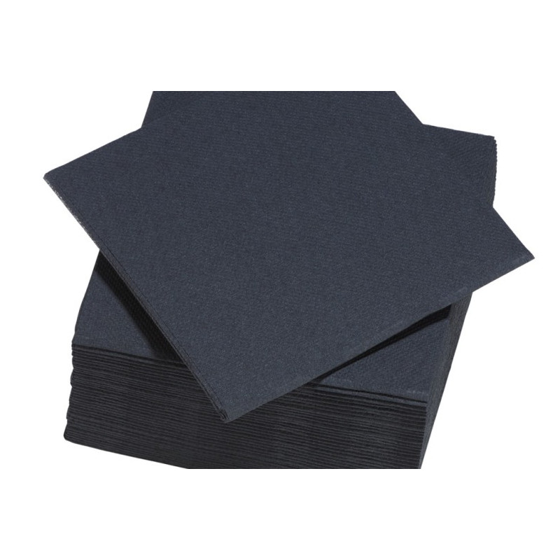 Serviette cocktail point à point 25x25 cm