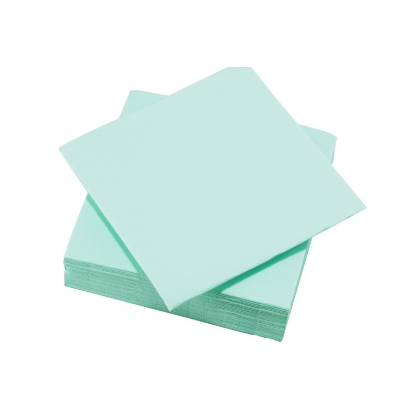 Serviette cocktail point à point 25x25 cm