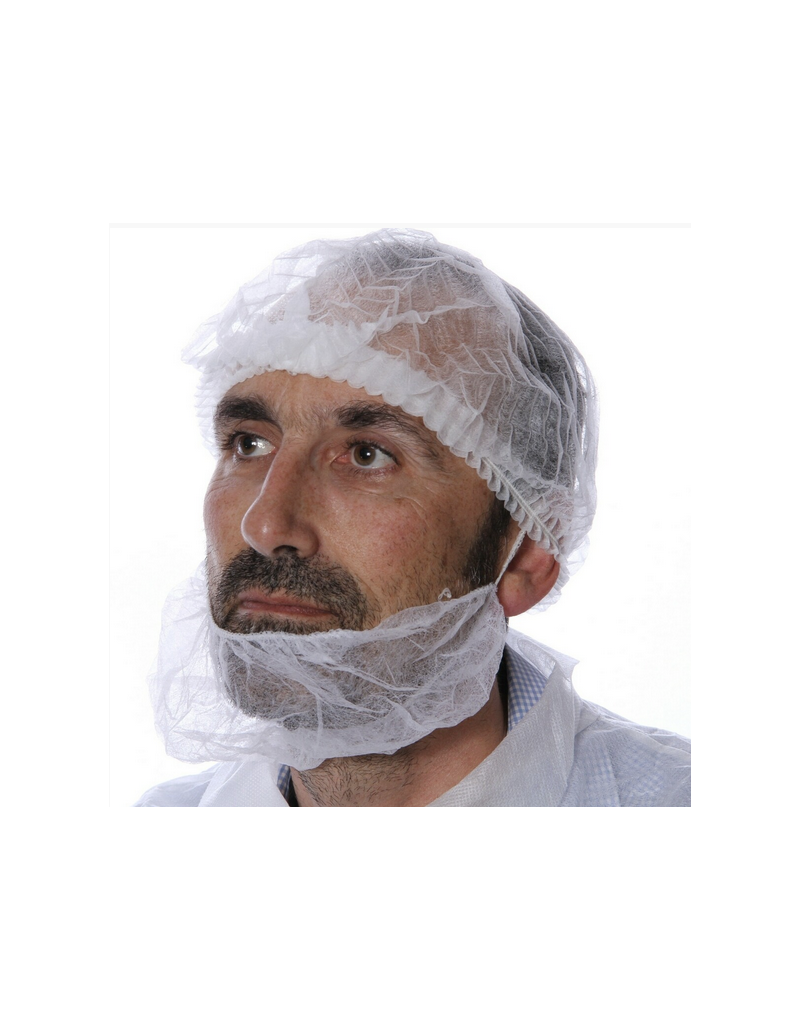 Cache-barbe non tissé – protection hygiénique à usage unique